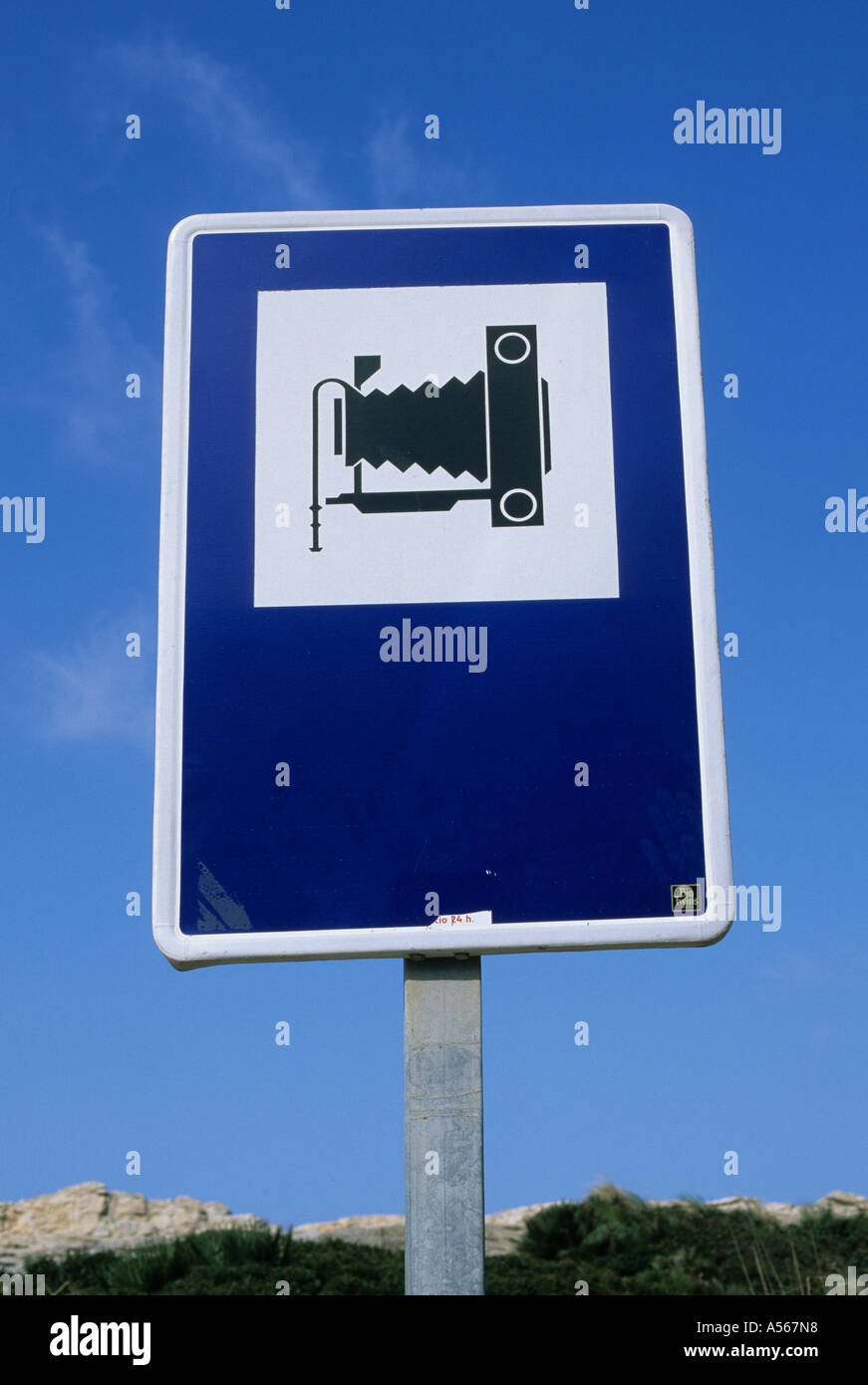 Spain Mallorca sign sightseeing Stock Photo - Alamy