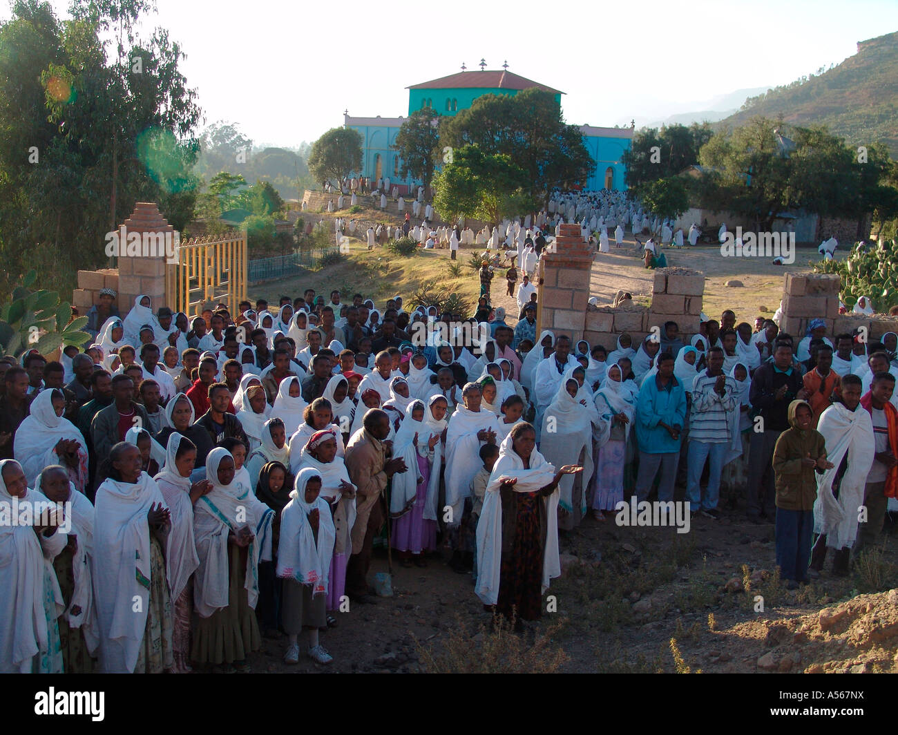 Painet iy7862 ethiopia saint michaels church just outside adigrat feast ...