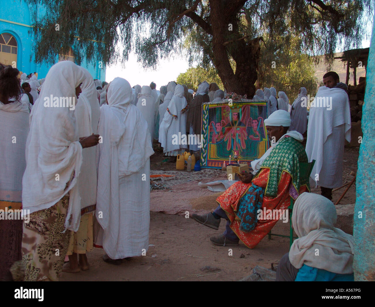 Painet iy7864 ethiopia saint michaels church just outside adigrat feast ...