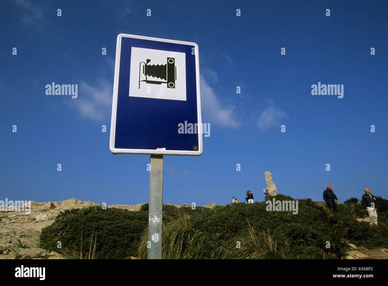 Mallorca sign sightseeing Stock Photo - Alamy