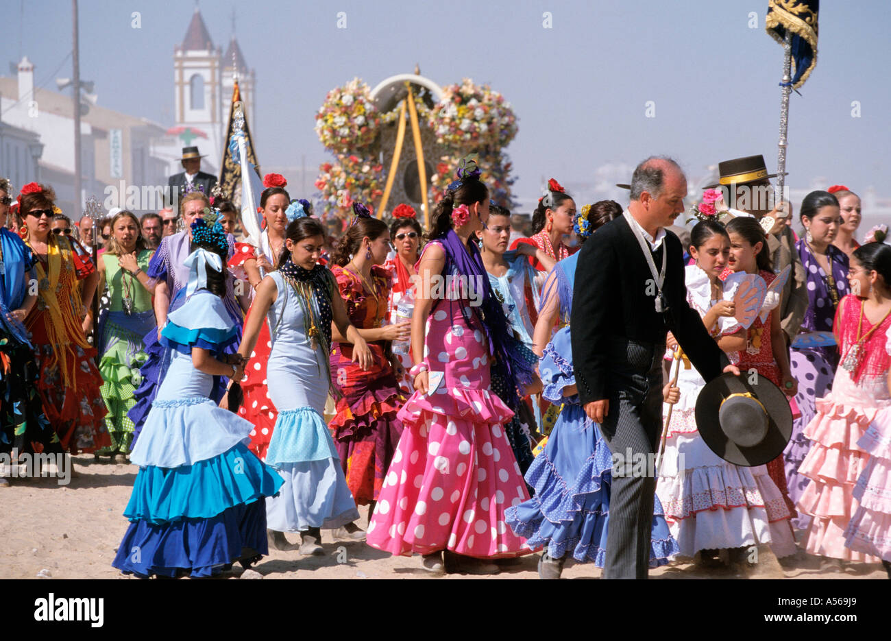 El Rocío El Rocio Romería pilgrimage Fiesta - Costa de la Luz Andalusia ...