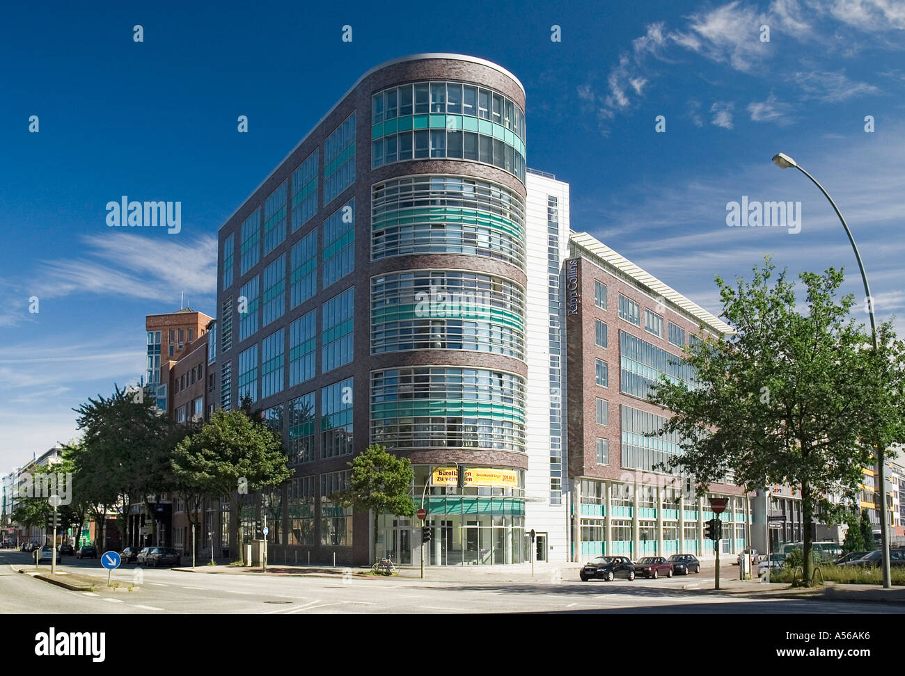 Modern office building in Hamburg, Germany Stock Photo - Alamy