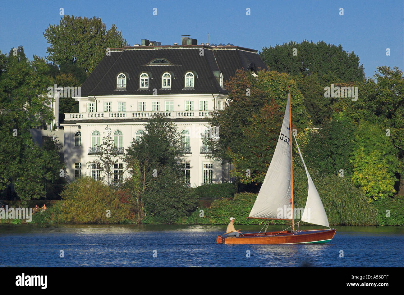 Aussenalster mansion hi-res stock photography and images - Alamy