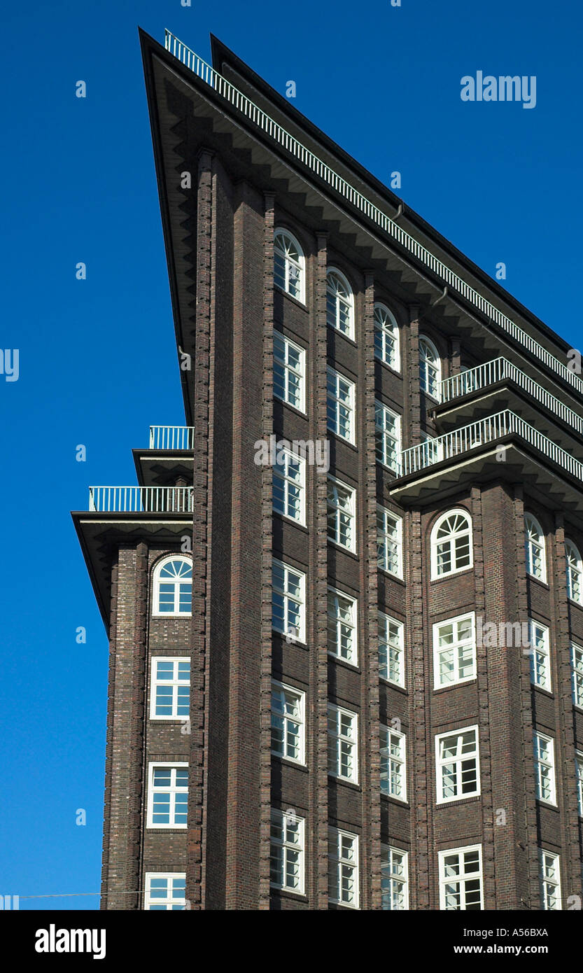 Windows chilehaus building hi-res stock photography and images - Alamy