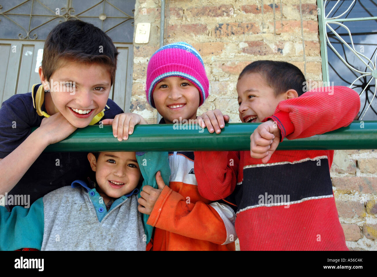 Kids laughing colombia hi-res stock photography and images - Alamy