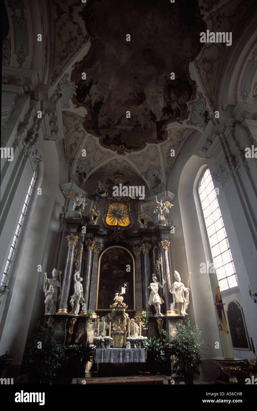 Amorbach bavaria inside church st hi-res stock photography and images ...