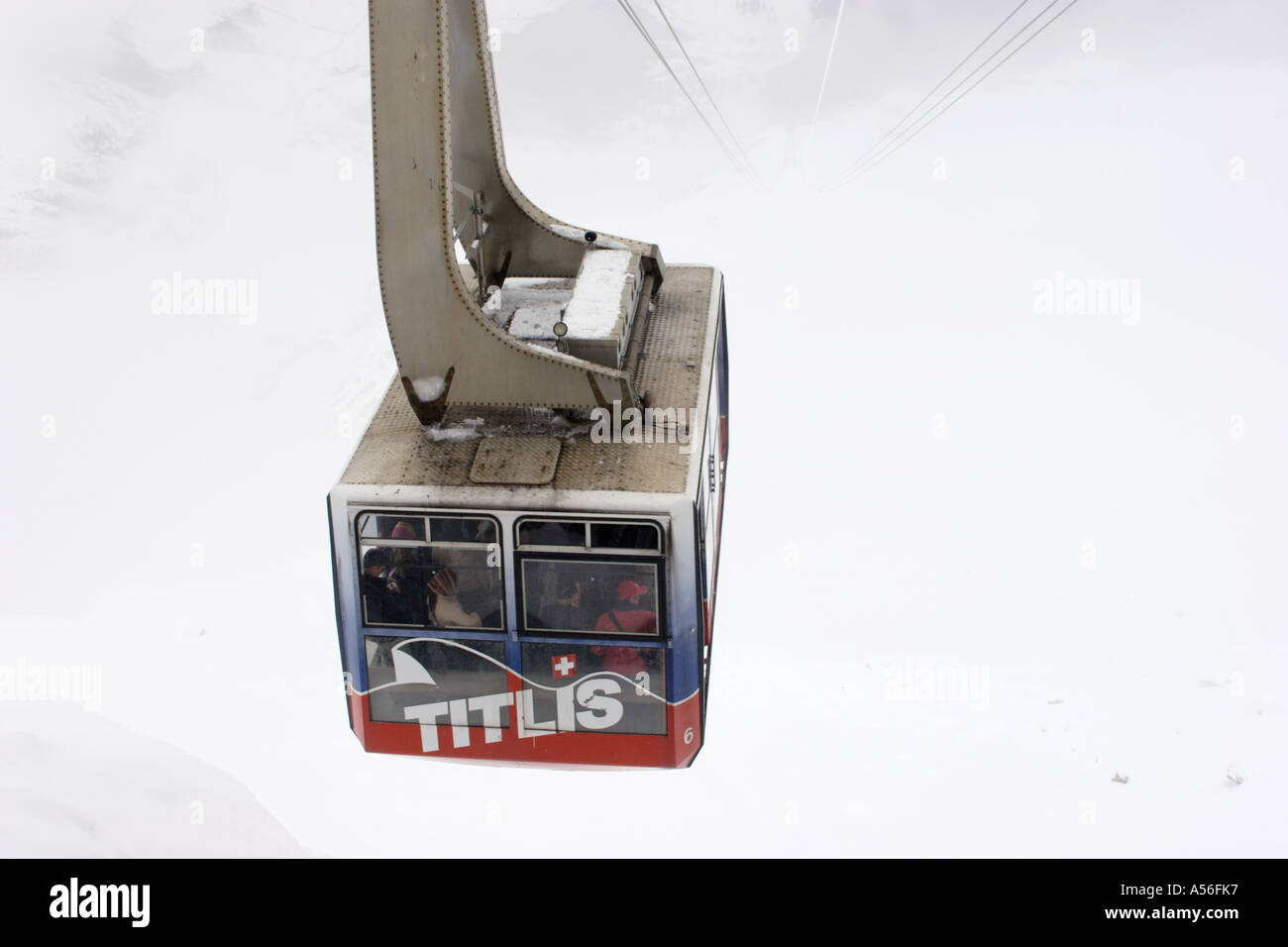 Cable car on Mount Titlis, Engelberg, Switzerland Stock Photo - Alamy