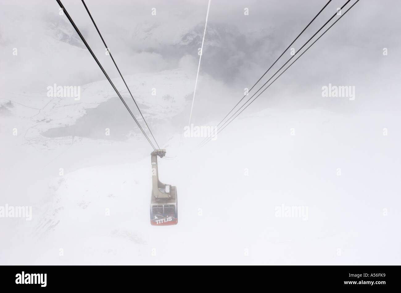Cable car climbing mount Titlis, Engelberg, Switzerland Stock Photo - Alamy