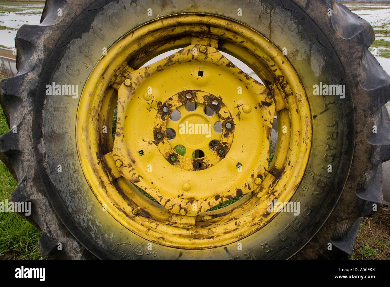 Tractor wheel hi-res stock photography and images - Alamy