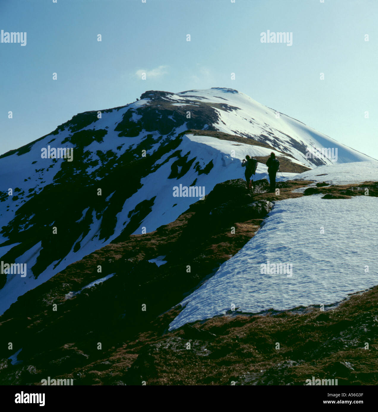 Ben More Scotland Snow Crianlarich Stock Photos & Ben More Scotland ...