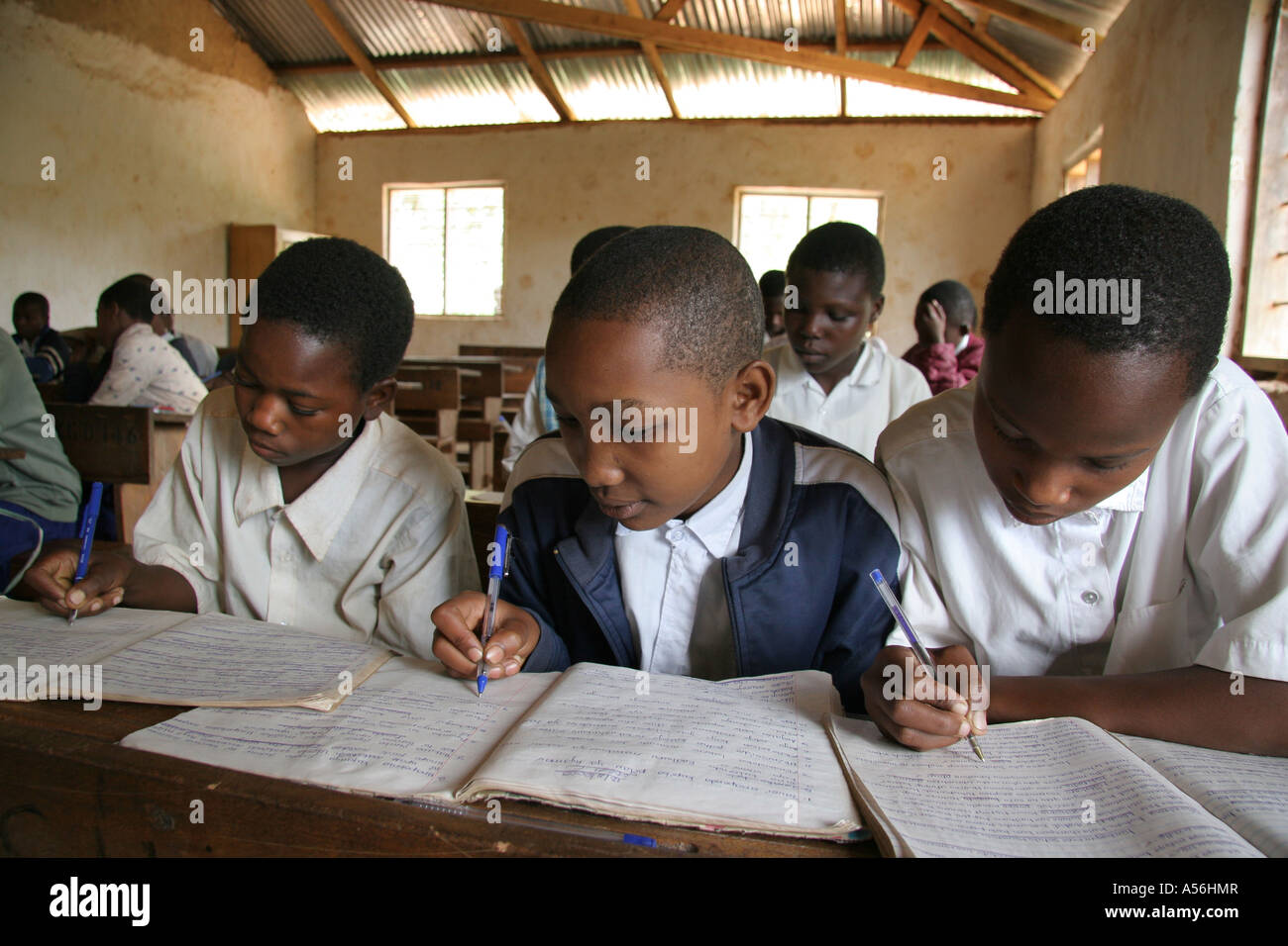 Painet iy8585 tanzania girls kids children school mvango village same ...