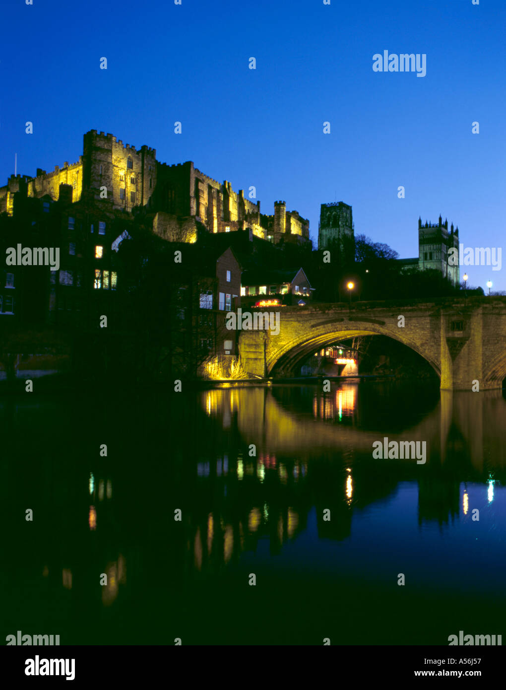 Stone arch bridge towering above hi-res stock photography and images ...
