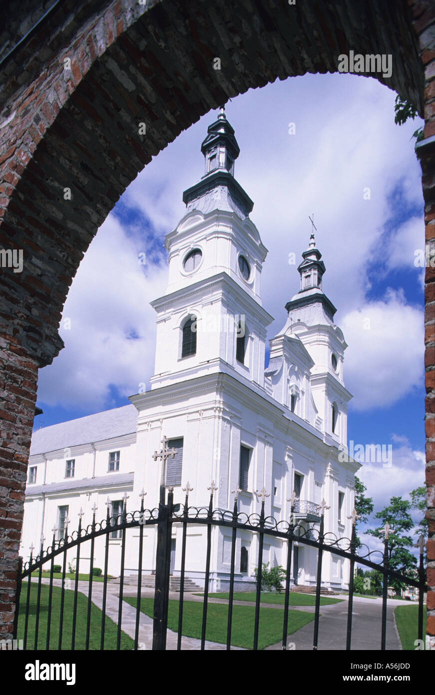 Church Zemaiciu Lithuania Stock Photo - Alamy