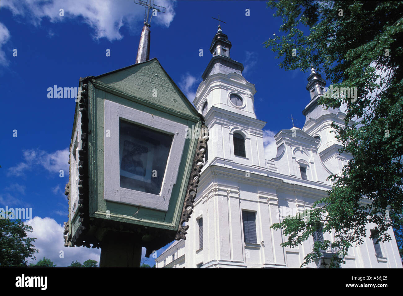 Church Zemaiciu Lithuania Stock Photo - Alamy