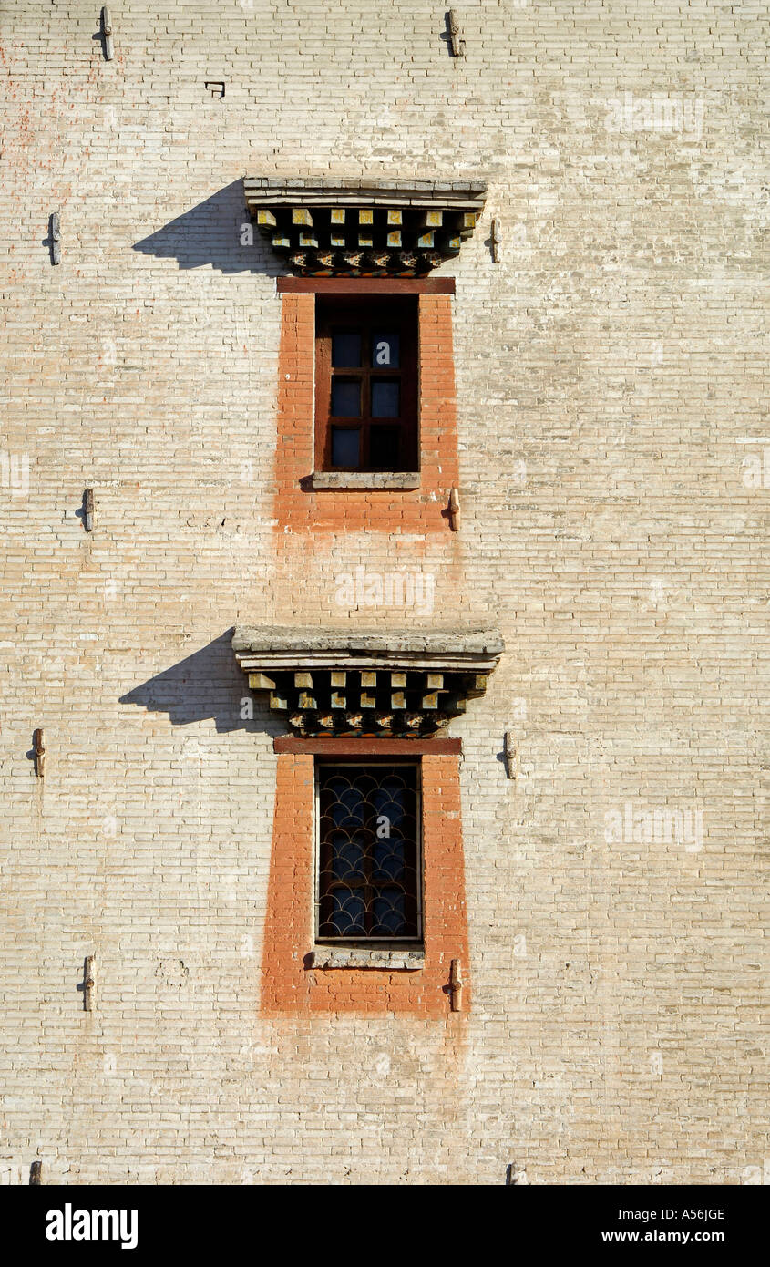 Windows Gandan Monastery Ulaan-Baatar Mongolia Stock Photo - Alamy