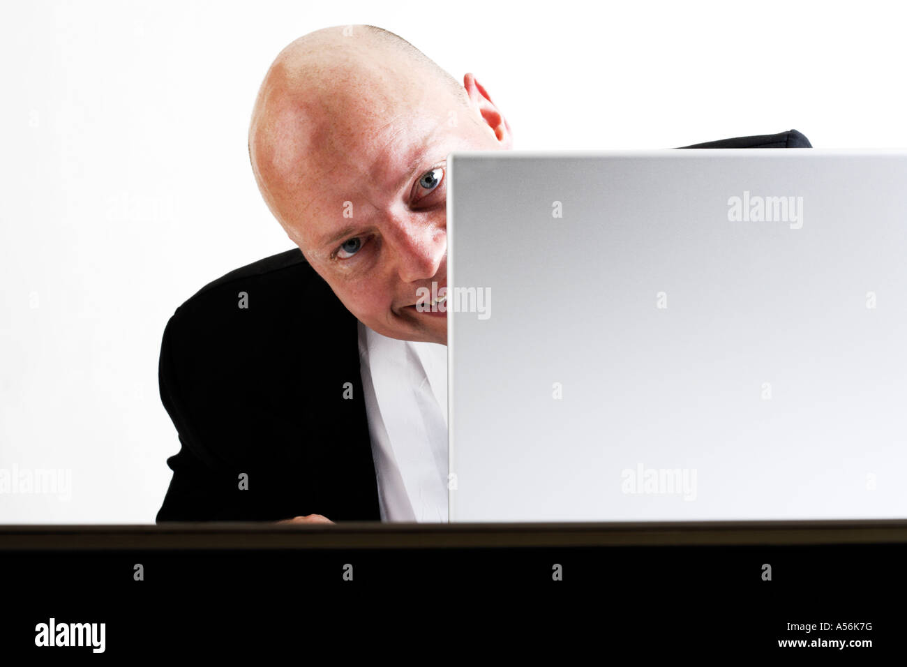 Looking camera people working Cut Out Stock Images & Pictures - Alamy