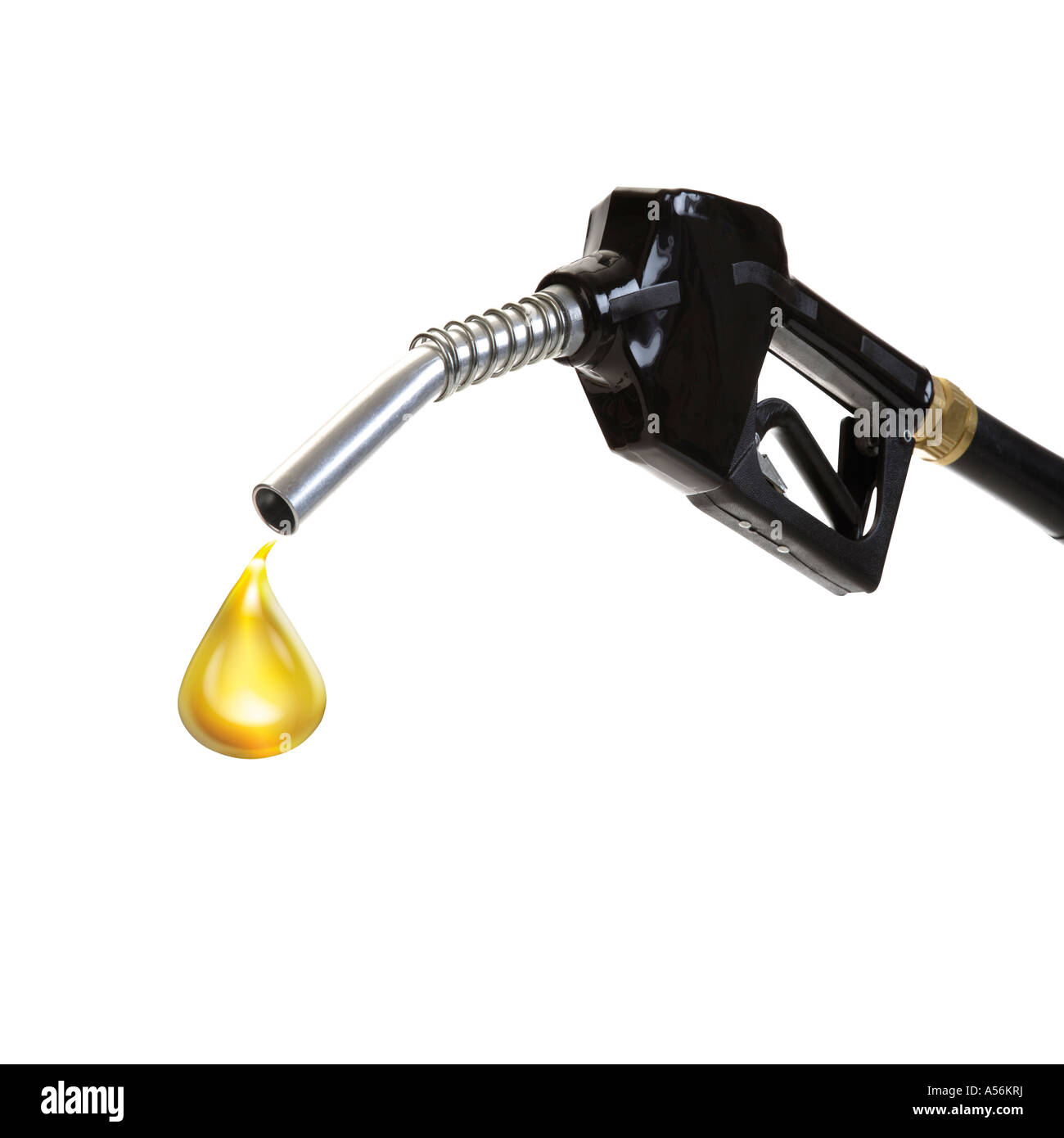 Nozzle and oil drop Stock Photo - Alamy