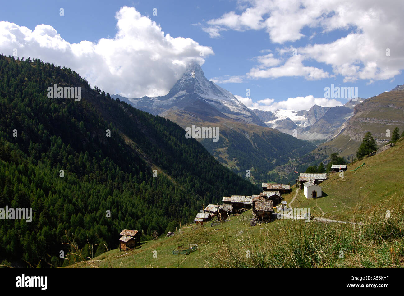 Hamlet Findeln Zermatt Switzerland Stock Photo - Alamy