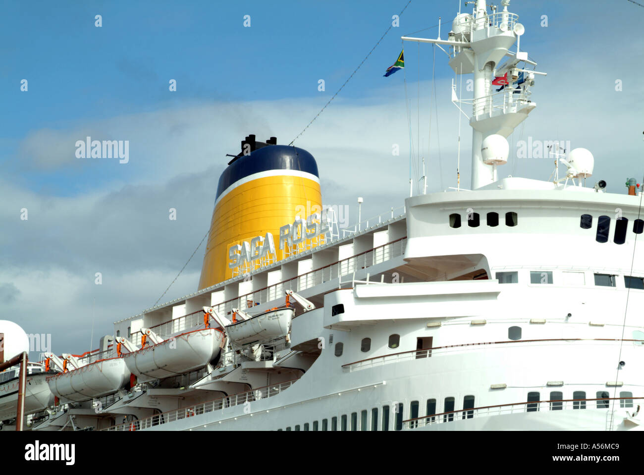 Saga Rose crise ship docked in Cape Town South Africa RSA on the ...