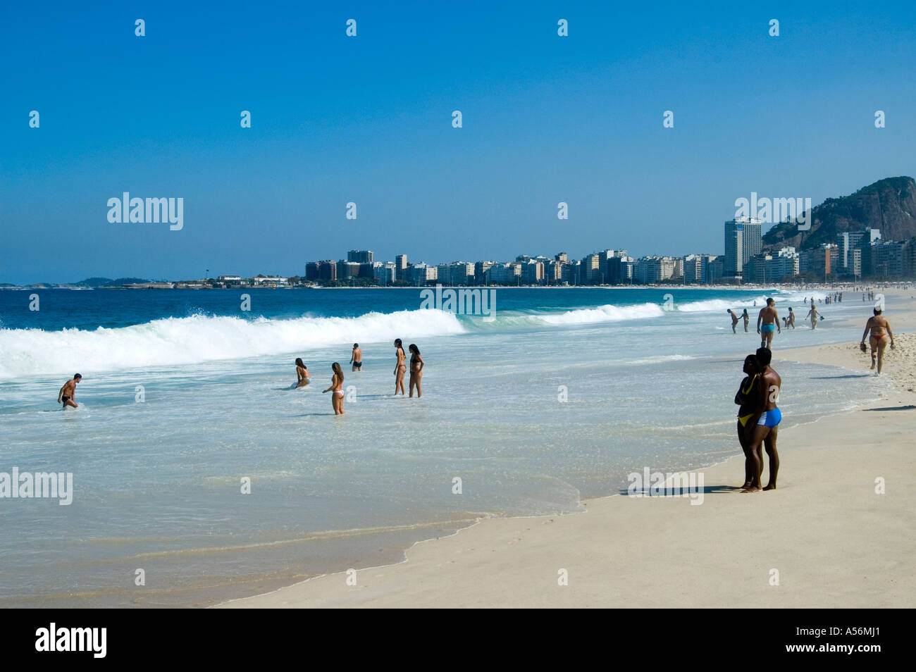Swimming surf copacabana hi-res stock photography and images - Alamy