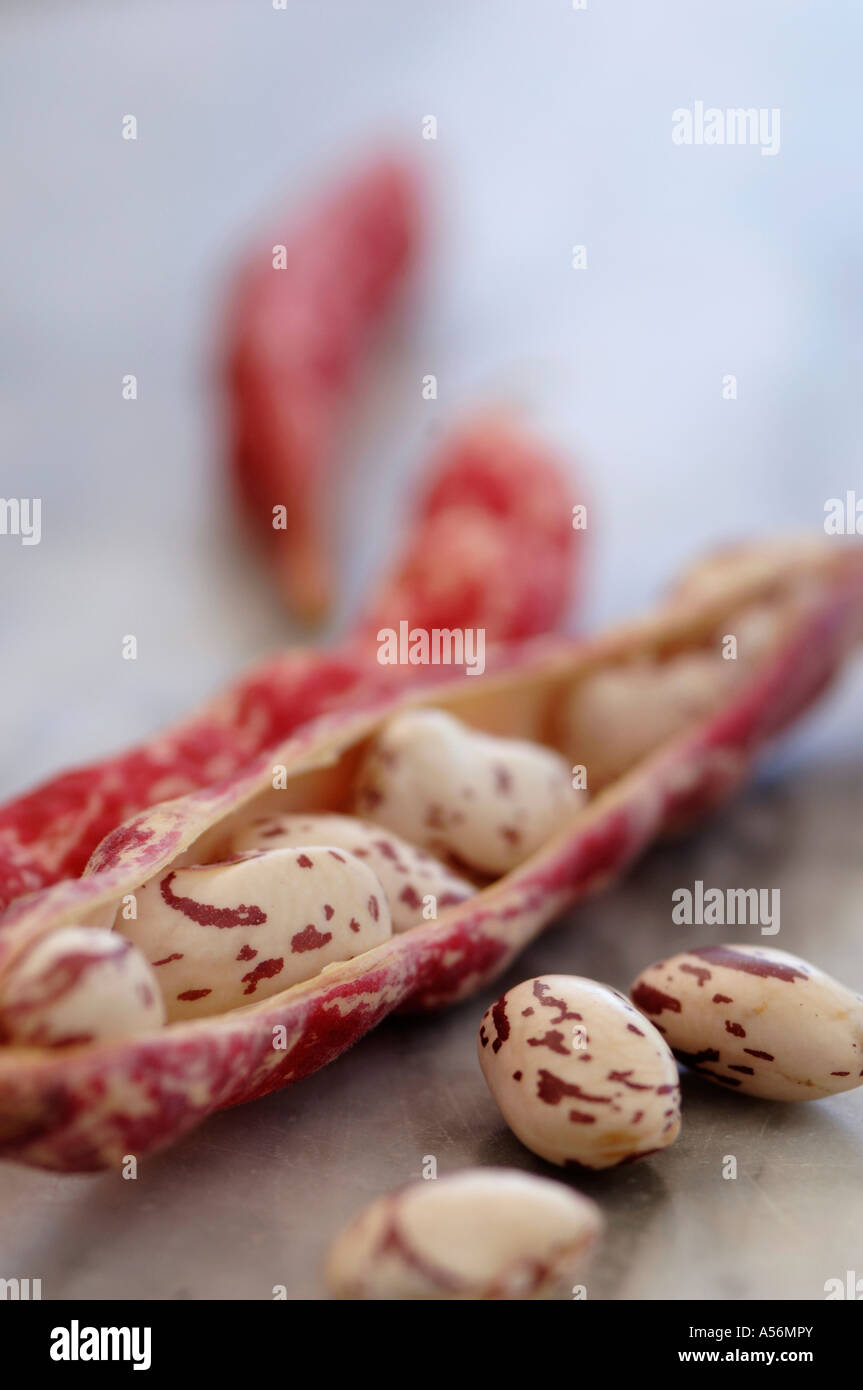 Various beans and legume, close-up Stock Photo - Alamy