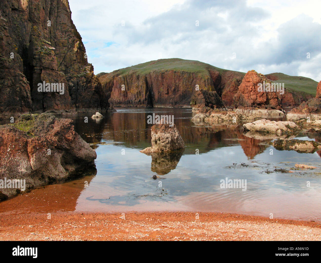 Hams of Muckle Roe Shetland Stock Photo - Alamy