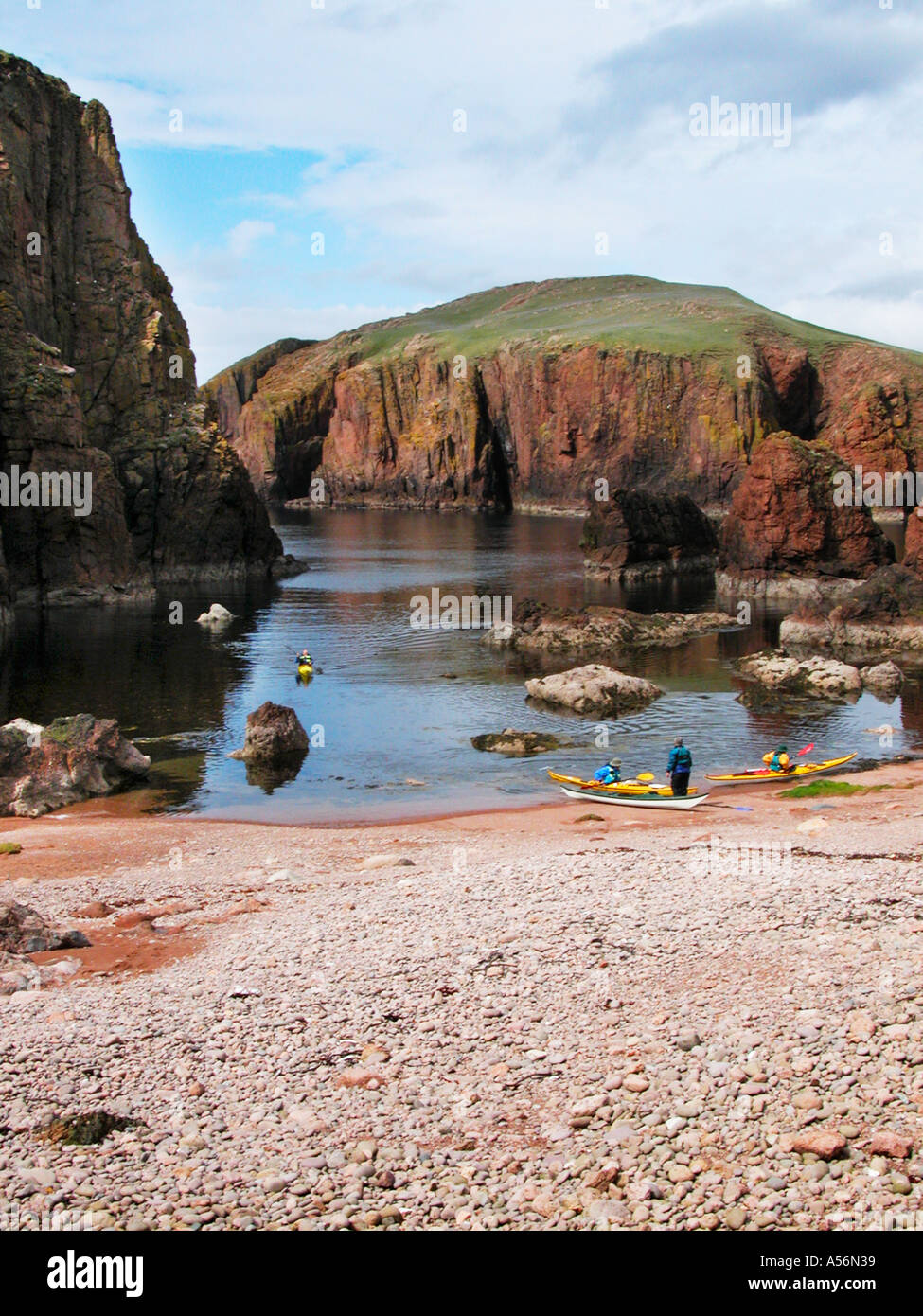 Hams of Muckle Roe Shetland Stock Photo - Alamy