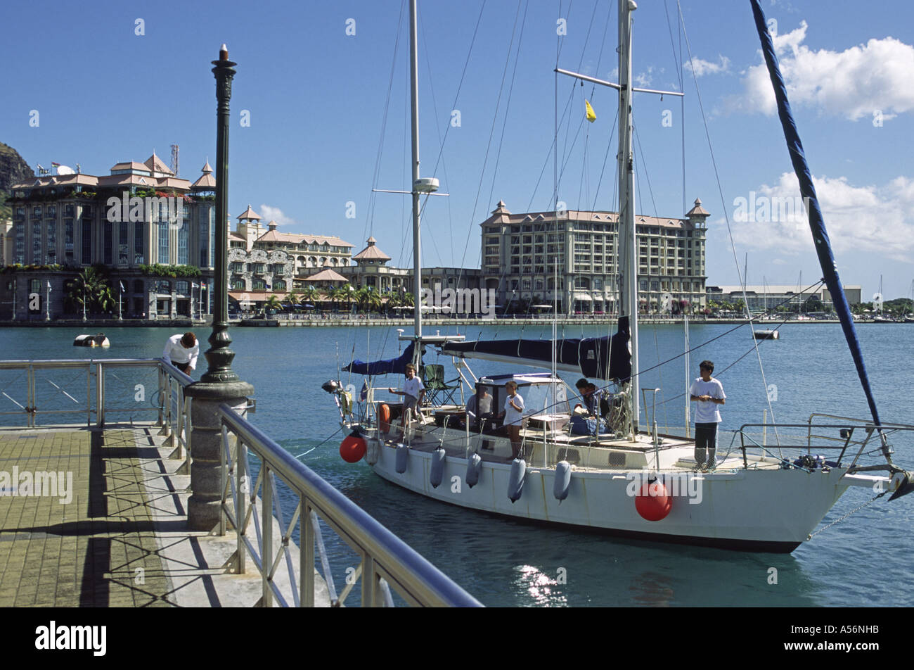 Caudan Waterfront, Port Louis, Mauritius Stock Photo - Alamy