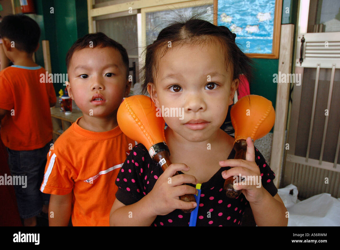 Painet ja0815 girl kid child taiwan school children kids special needs ...
