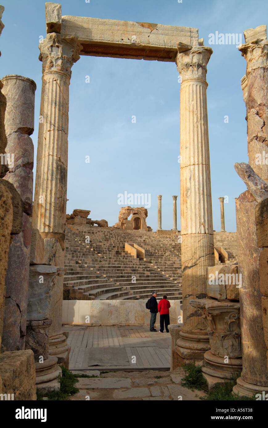 Visiting the remains the theatre hi-res stock photography and images - Alamy