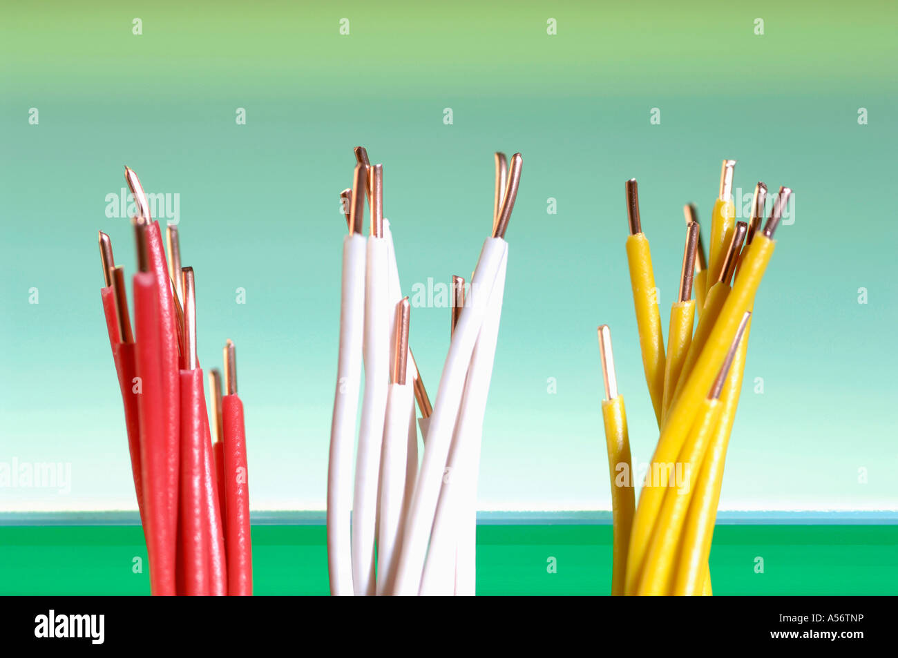 Electrical wires, close-up Stock Photo - Alamy