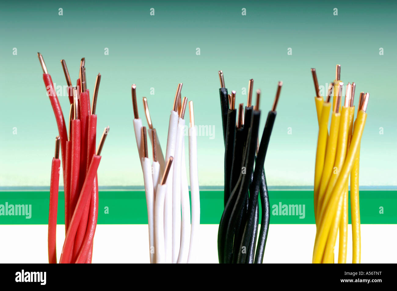 Electrical wires, close-up Stock Photo - Alamy