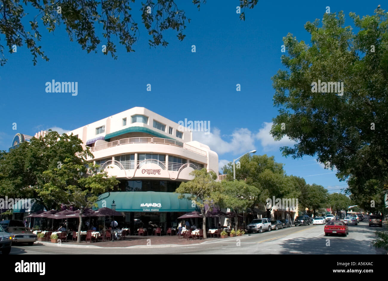 Coconut grove miami and streets hi-res stock photography and images - Alamy