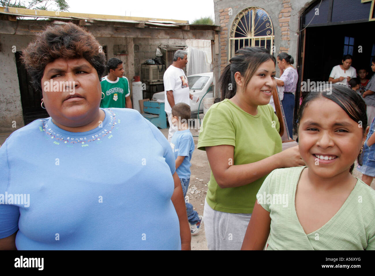 Painet ja1101 mexico hispanic members church choir relaxing mass jesus ...
