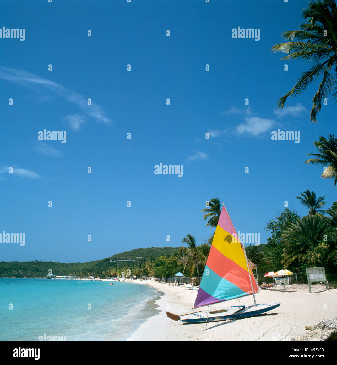Dickenson bay beach hi-res stock photography and images - Alamy