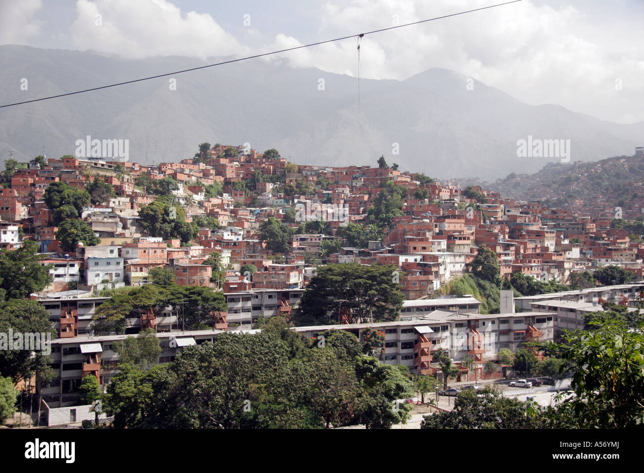 Painet ja1130 venezuela landscape slums caracas latin america south ...