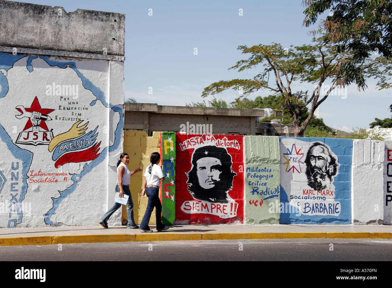 Painet ja1191 venezuela political murals barquisimeto latin america ...