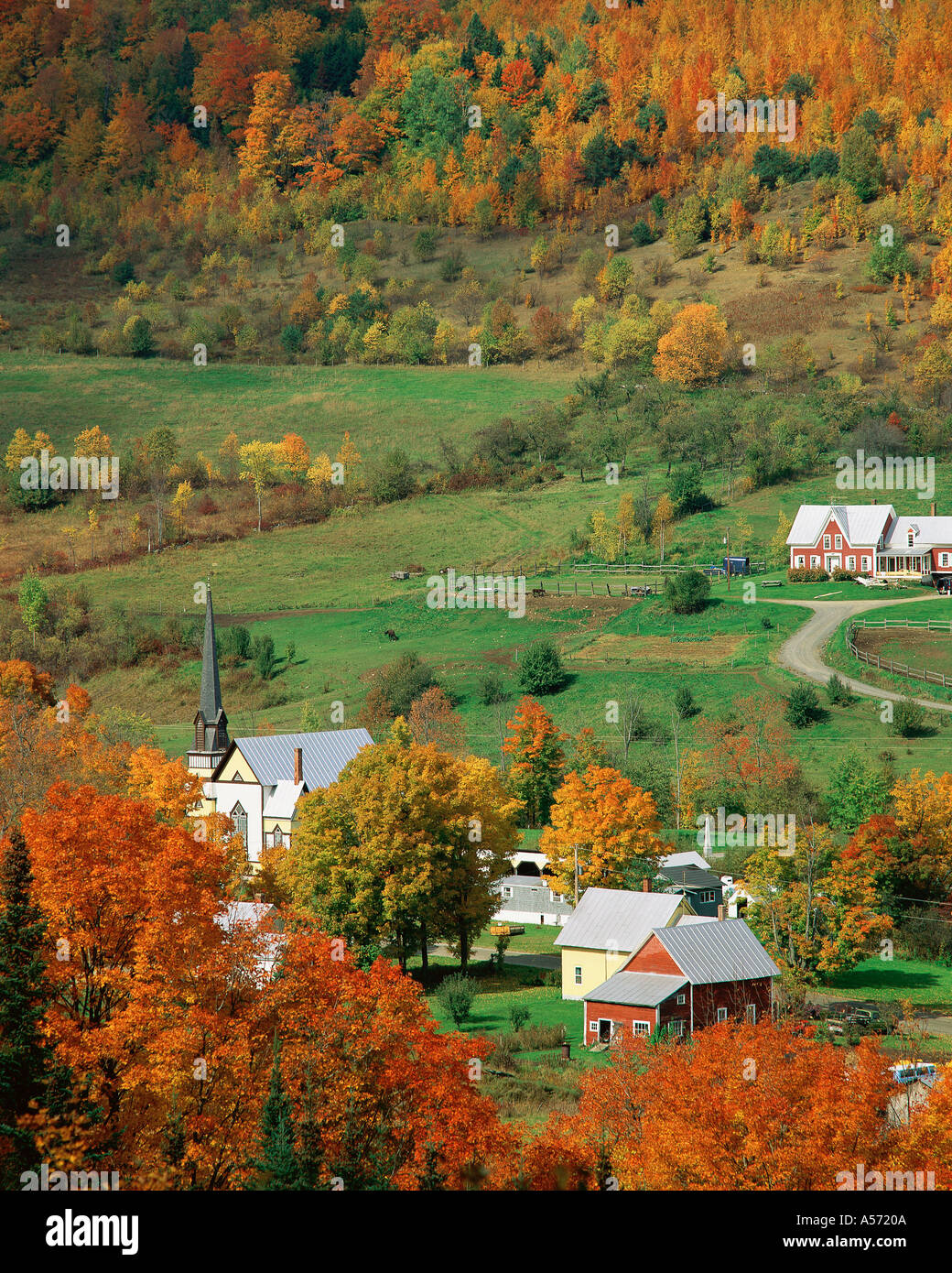 Autumn in New England Stock Photo - Alamy