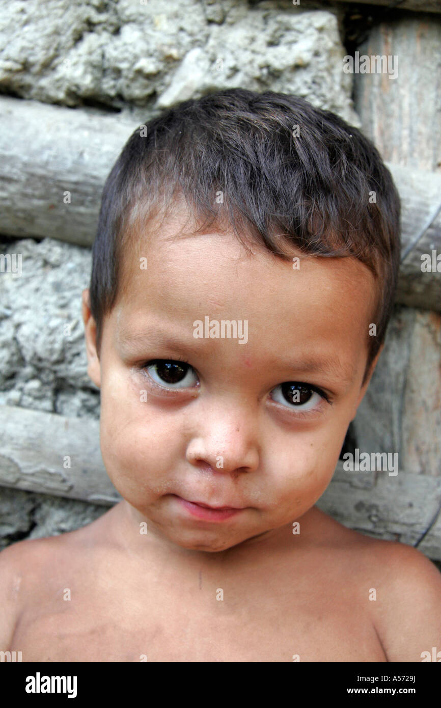 Coy kid hi-res stock photography and images - Alamy