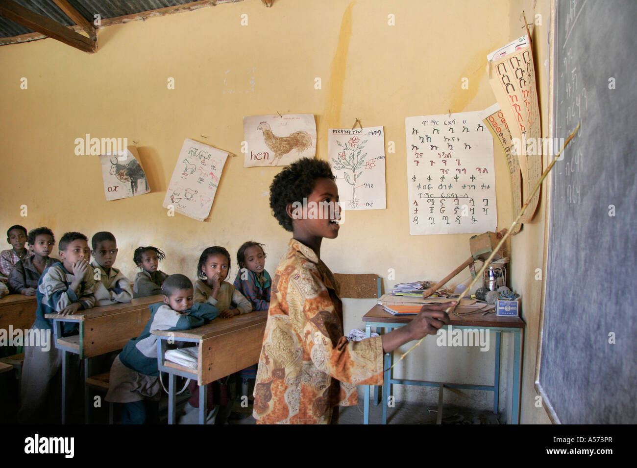 Painet jb1173 ethiopia catholic elementary school wutafa tigray africa ...