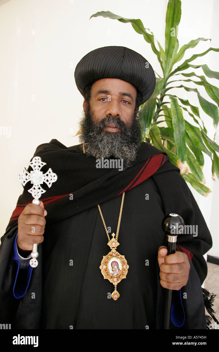 Painet jb1210 ethiopia man male archbishop axum africa hands religion ...