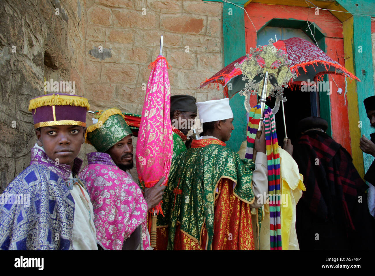 Painet jb1224 ethiopia procession monks abuna garima monastery tigray ...