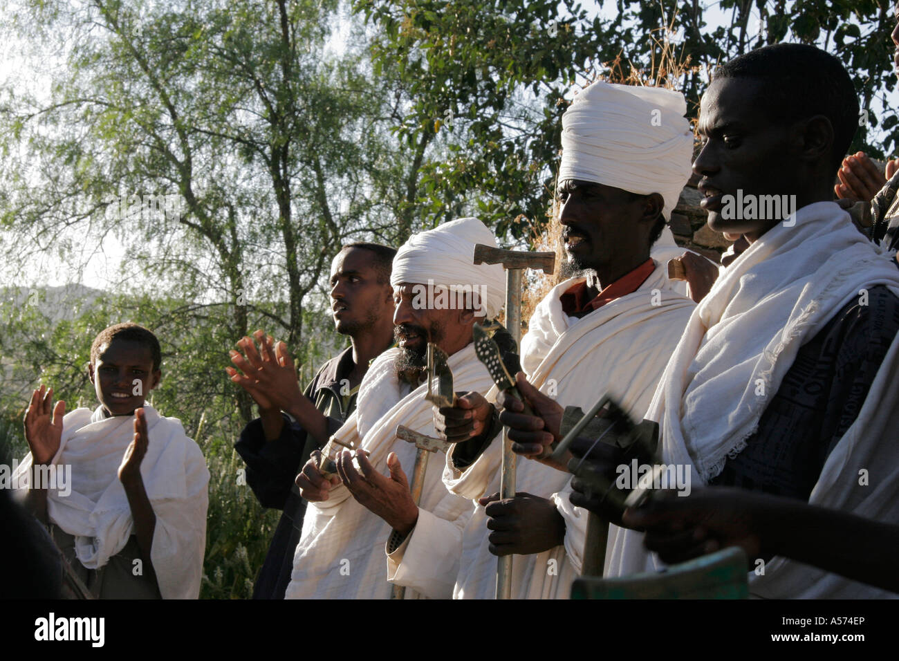Painet jb1240 ethiopia girogis church adwa dring ceremony when ...