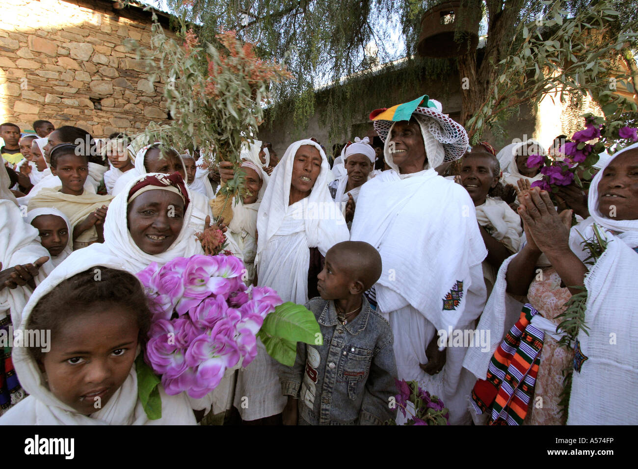 Painet jb1243 ethiopia girogis church adwa dring ceremony when ...