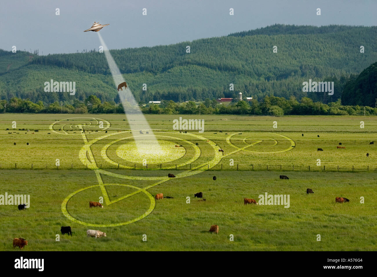 Alien crop circle hi-res stock photography and images - Alamy