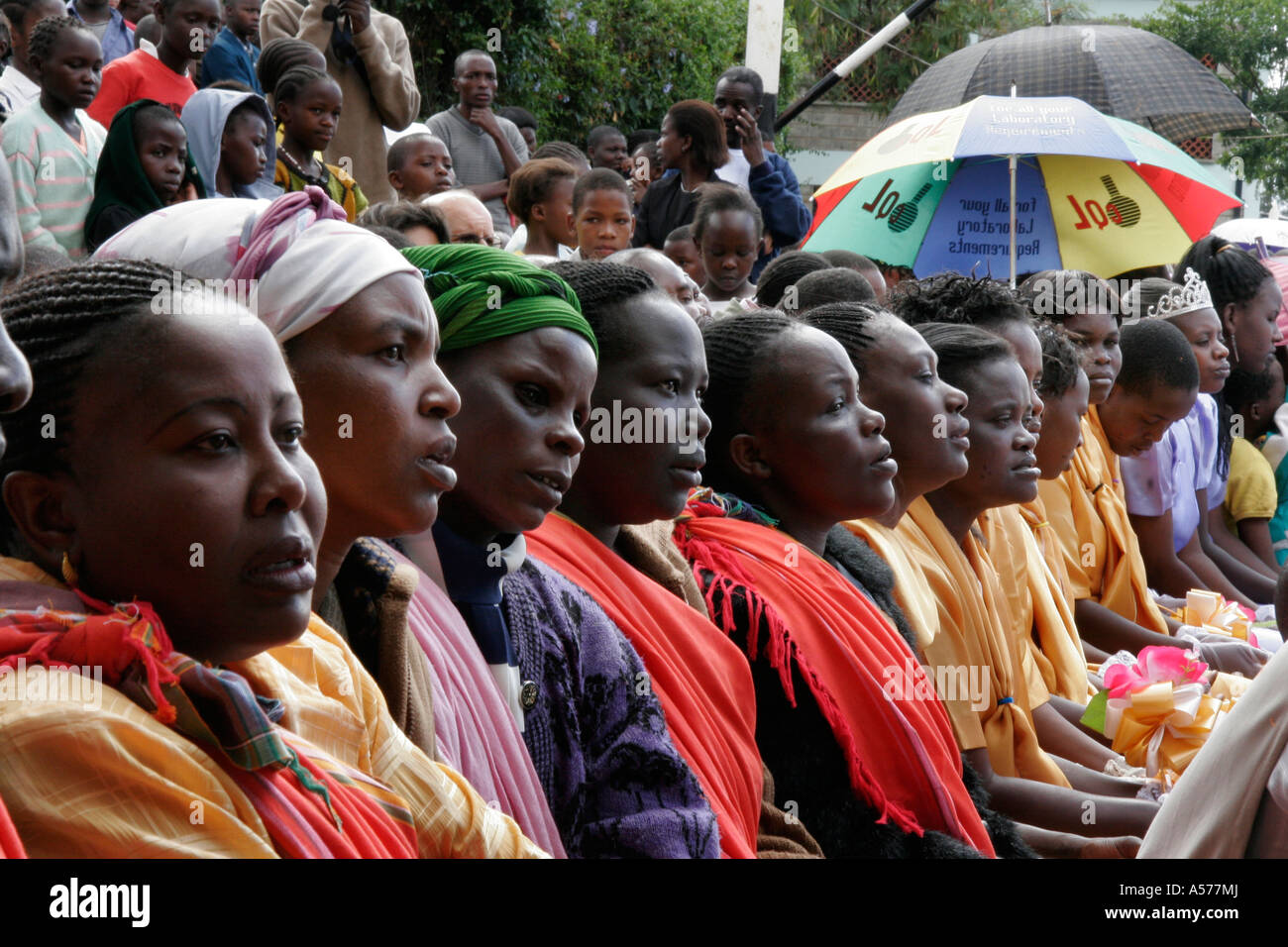 Painet jb1391 kenya wedding mass kibera slum nairobi mombasa africa ...