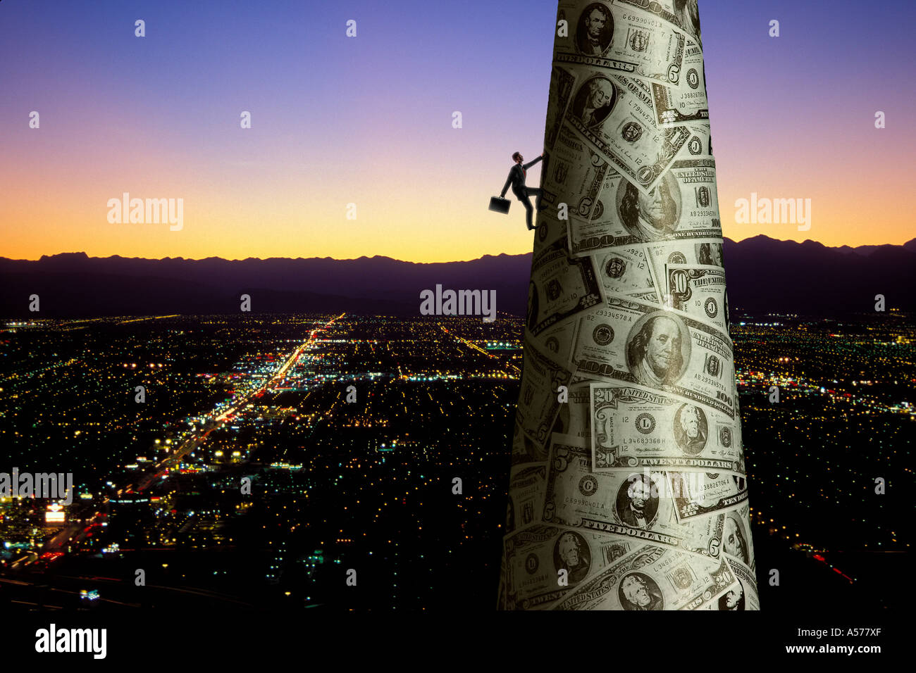 Mountain of money Stock Photo - Alamy