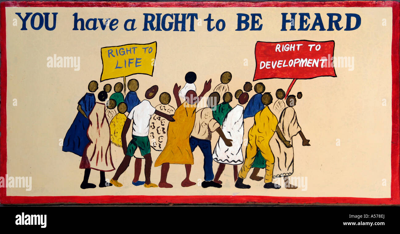 Child rights poster hi-res stock photography and images - Alamy