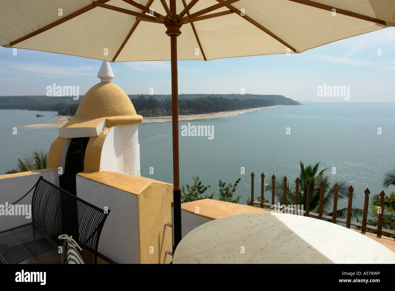 Painet jc3001 india view terekhol riover tirakol fort goa architecture ...