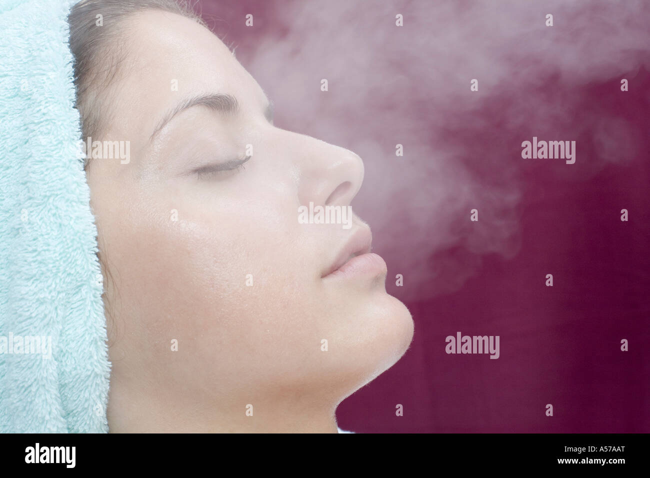 Facial steam treatment hi-res stock photography and images - Alamy